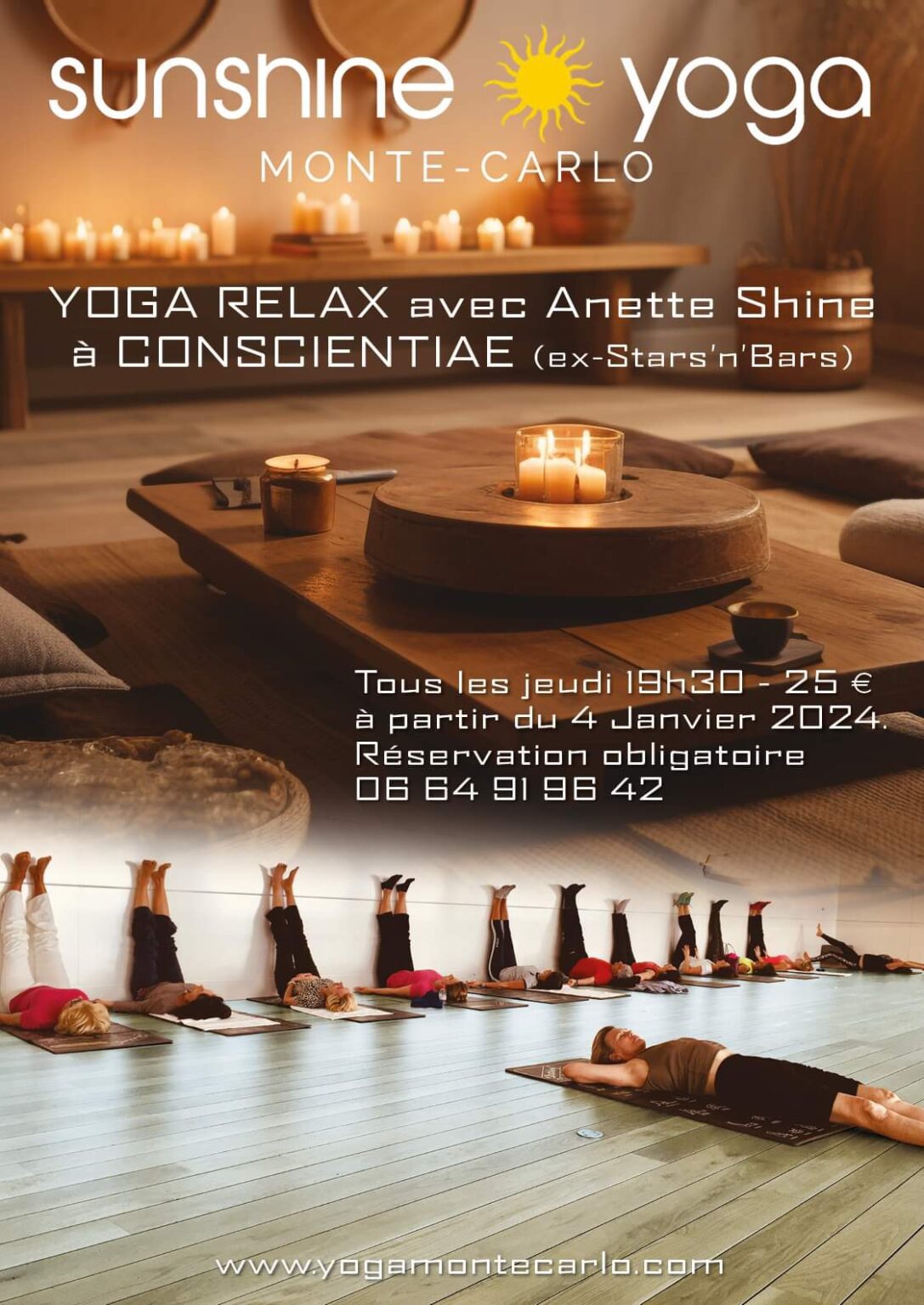 Yoga Relax at Conscientiae every Thursday 7:30 pm – Sunshine Yoga Monte ...
